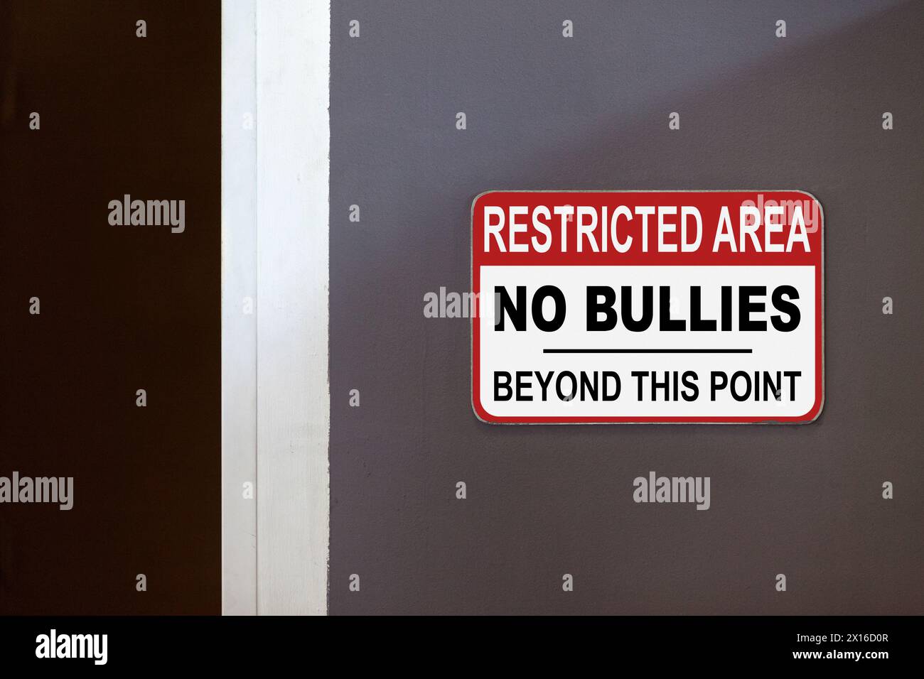 No entry beyond sign high hi-res stock photography and images - Alamy