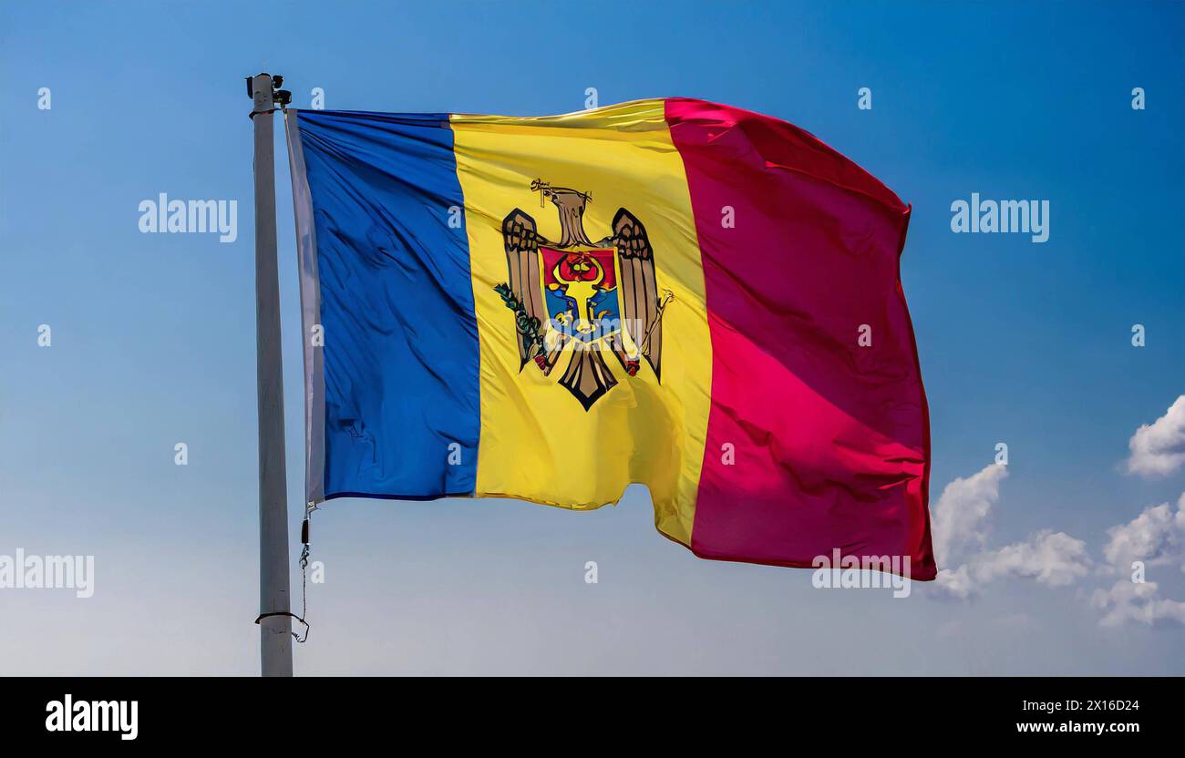 Moldau flagge hi-res stock photography and images - Alamy