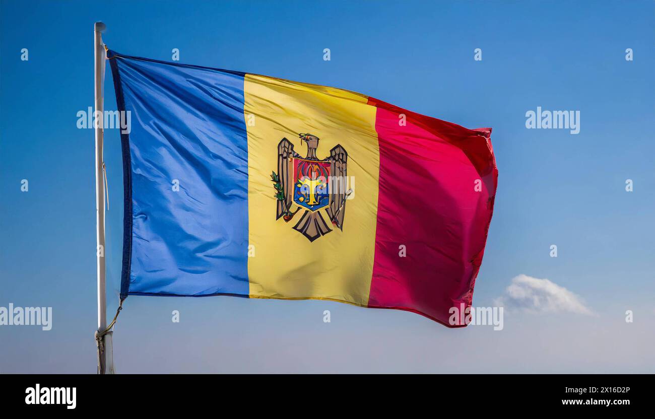 Moldau flagge hi-res stock photography and images - Alamy