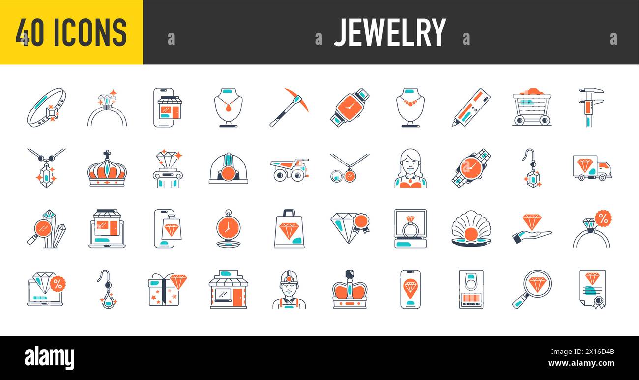 Simple body jewellery Stock Vector Images - Alamy