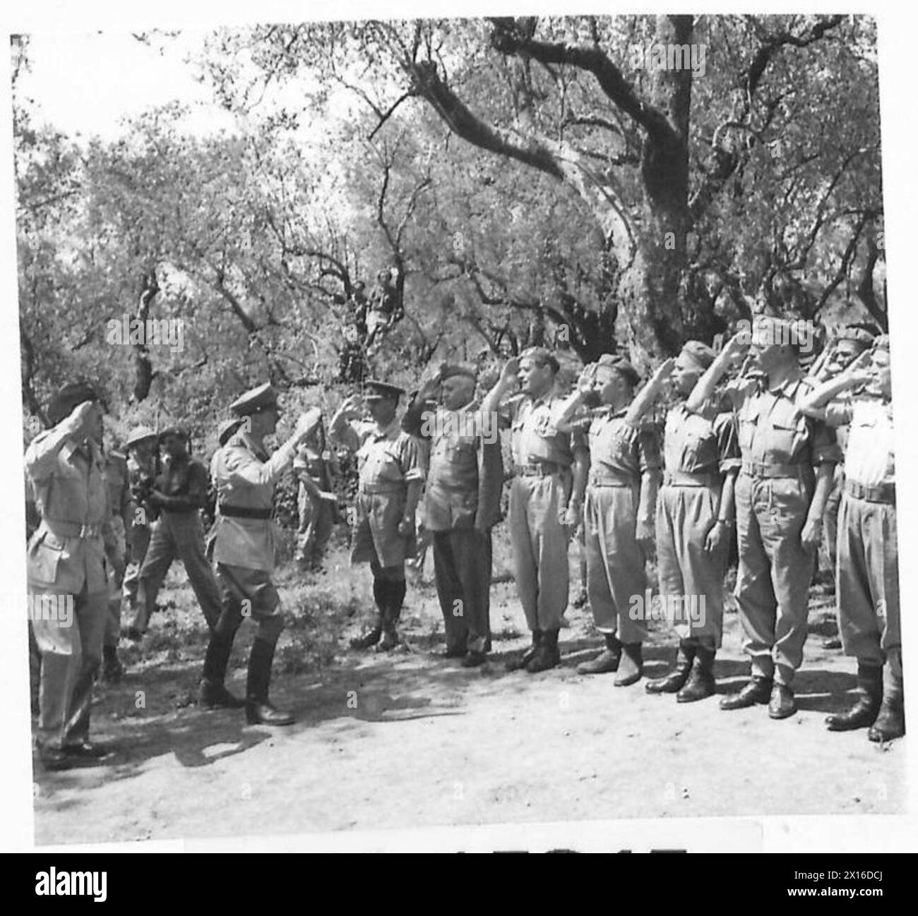 Commander of the 2nd armoured division Black and White Stock Photos ...