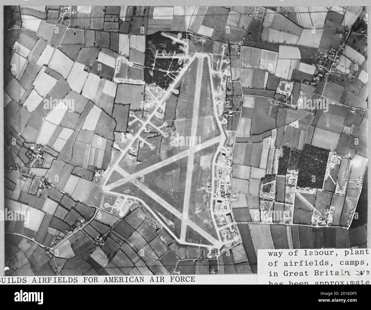 BRITAIN BUILDS AIRFIELDS FOR AMERICAN AIR FORCE - When the U.S.A.A.F ...