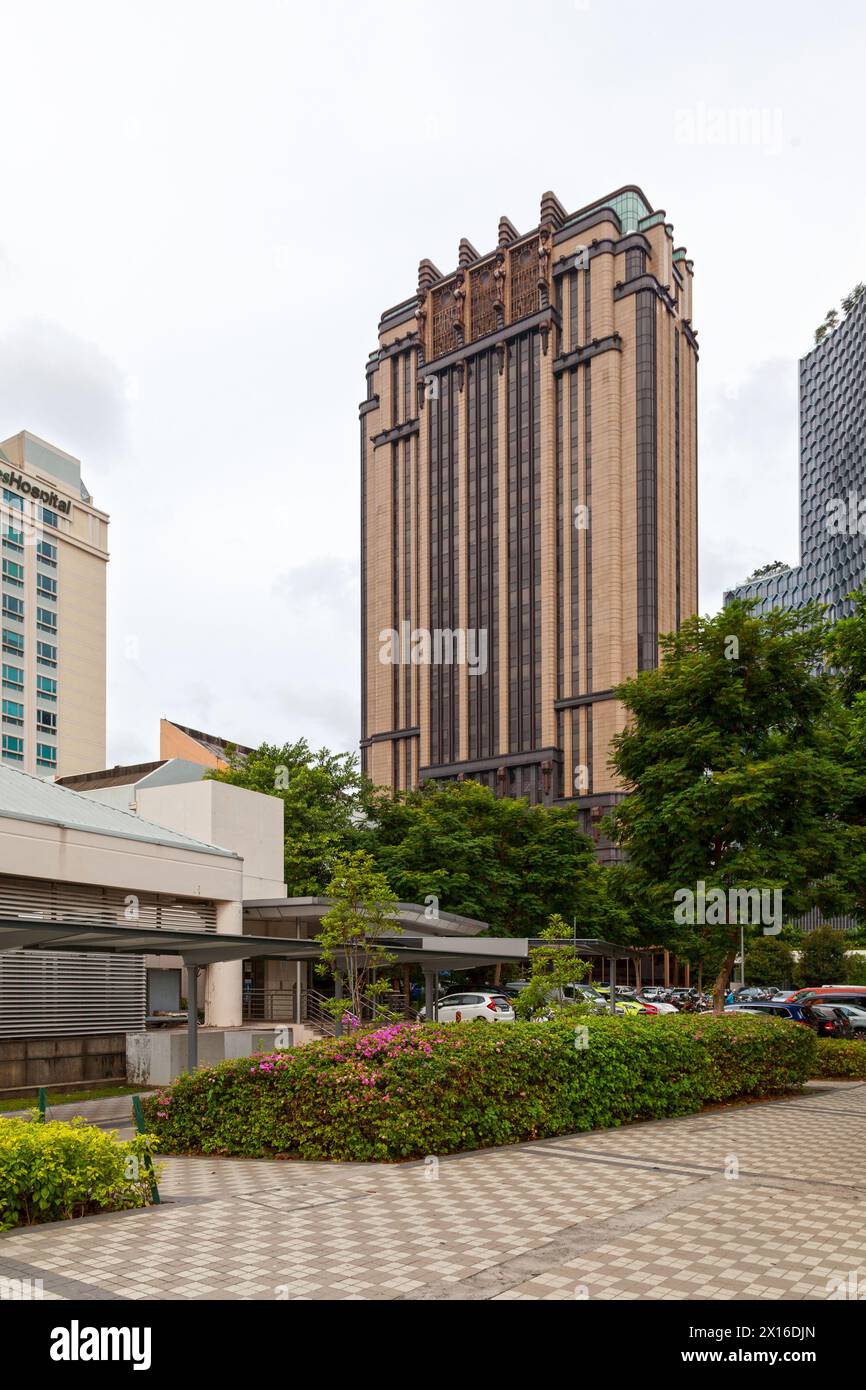 Bugis, Singapore - September 03 2018: Parkview Square is an office ...