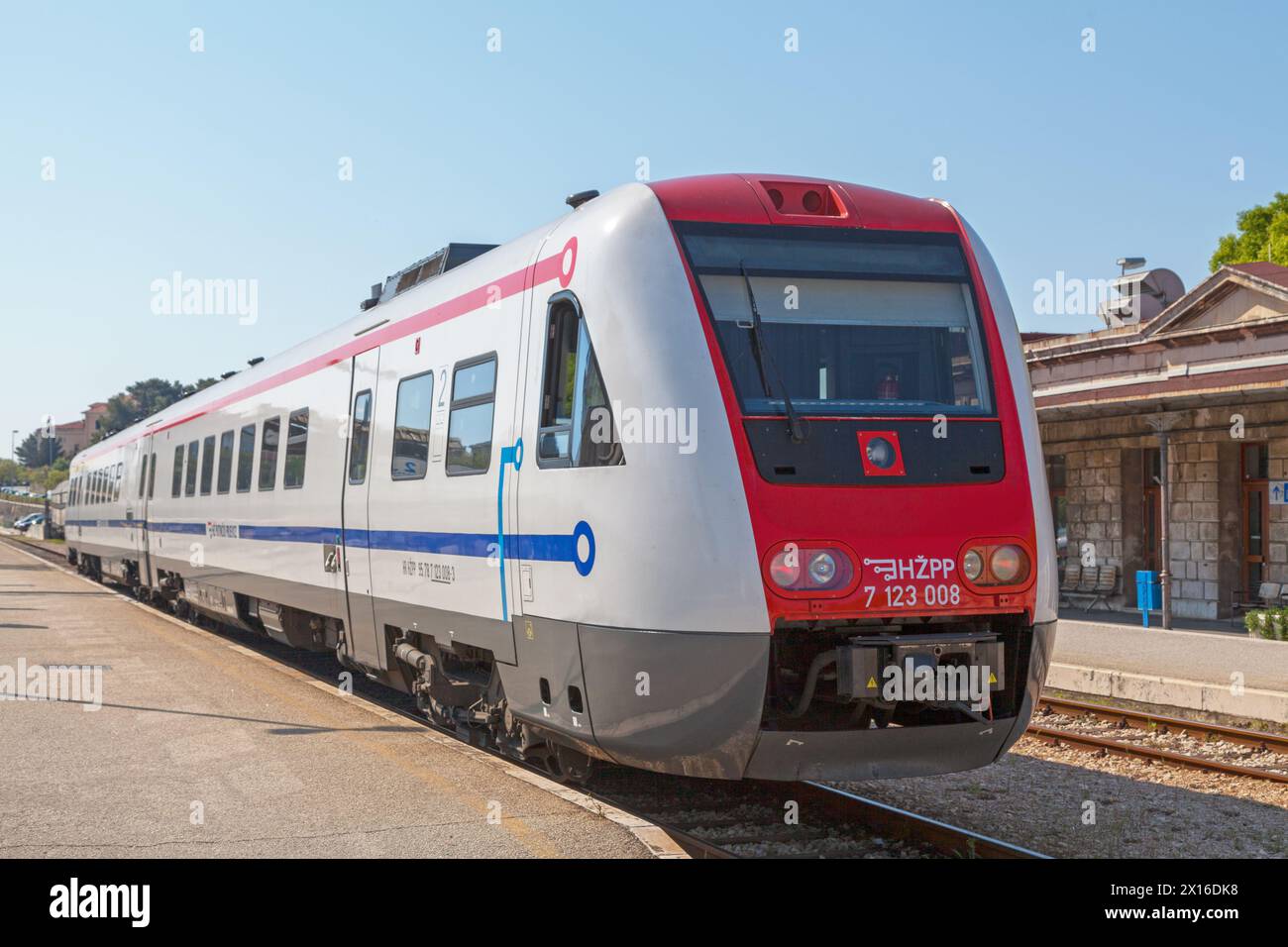 Split, Croatia - April 16 2019: The HZ series 7123 is a series of ...