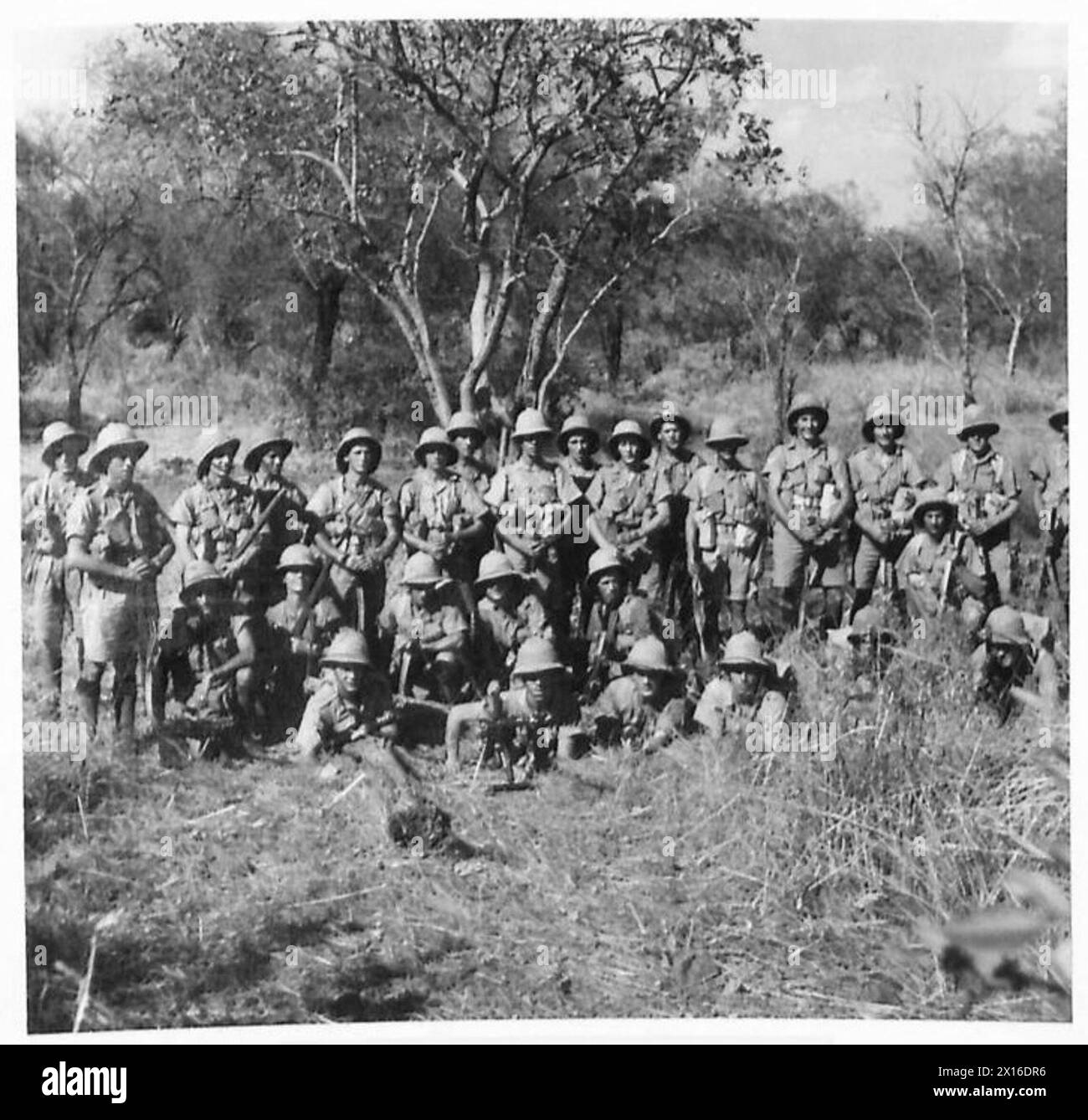 Infantrymen are shown captured following combat at Fort Gallabat on the ...