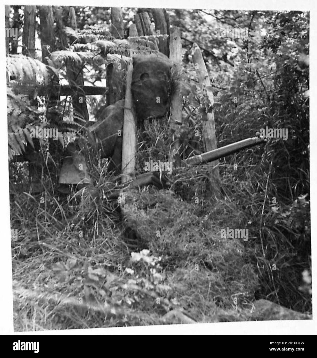 Army Cadet Force cadets practice different techniques of camouflaging ...