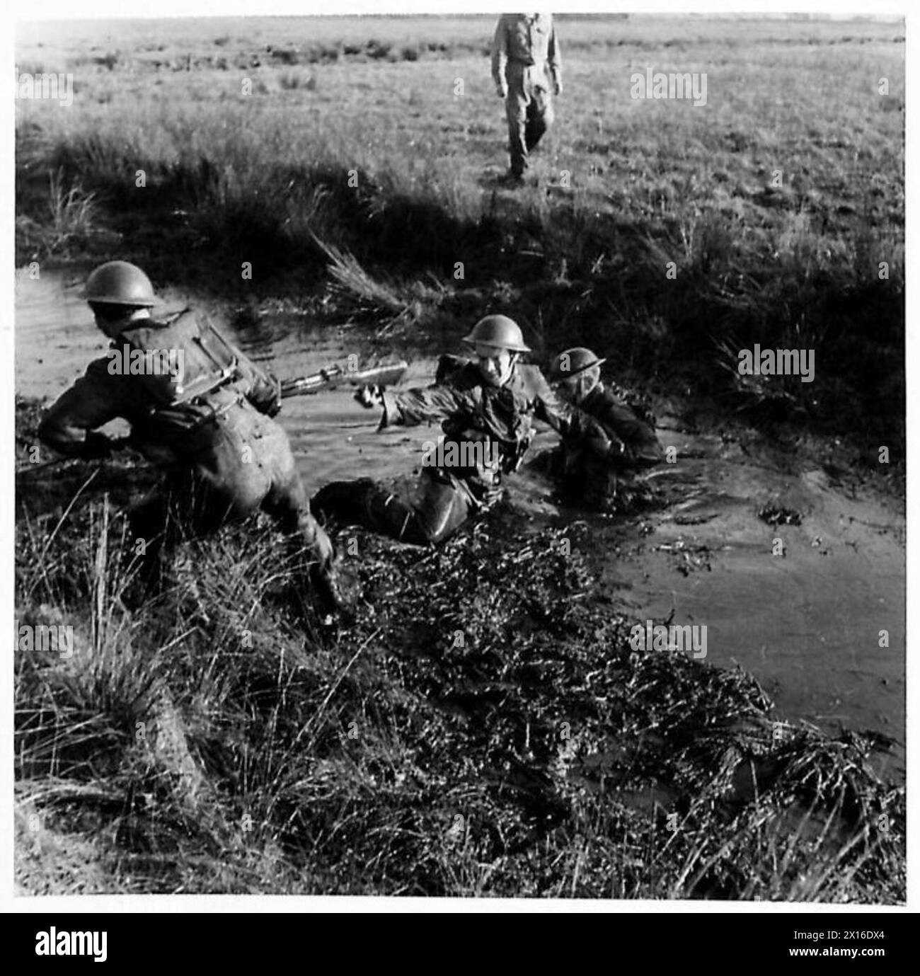 Helping their comrades hi-res stock photography and images - Alamy