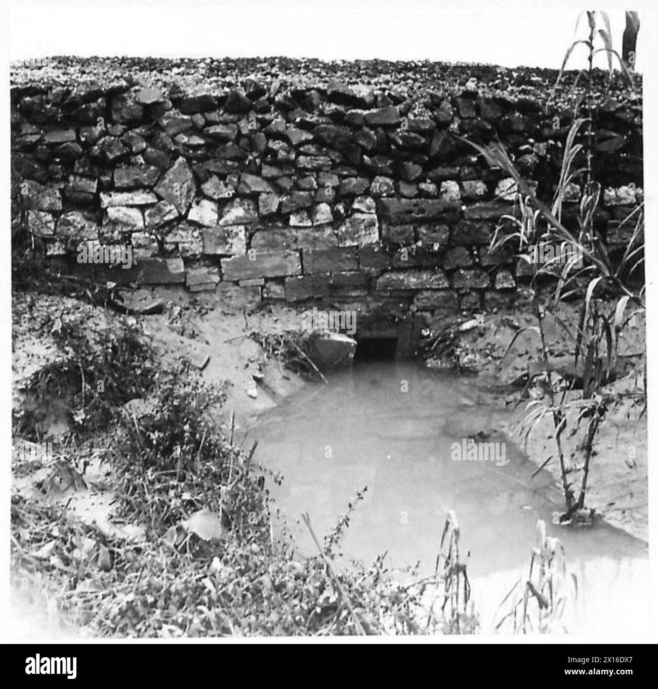 ITALY : AUTUMN FLOODS CAUSE ROAD DAMAGE - Example of a very small ...