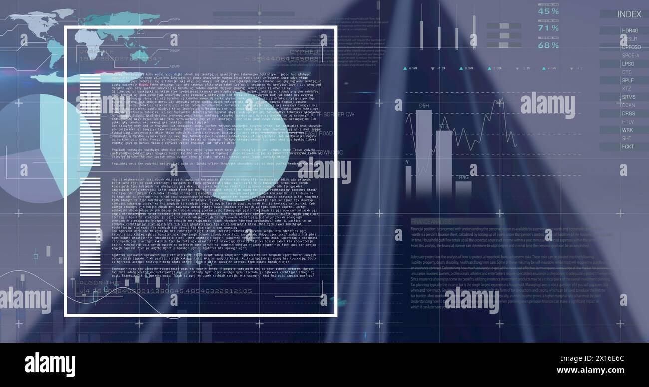 Image of statistics and data processing Stock Photo - Alamy