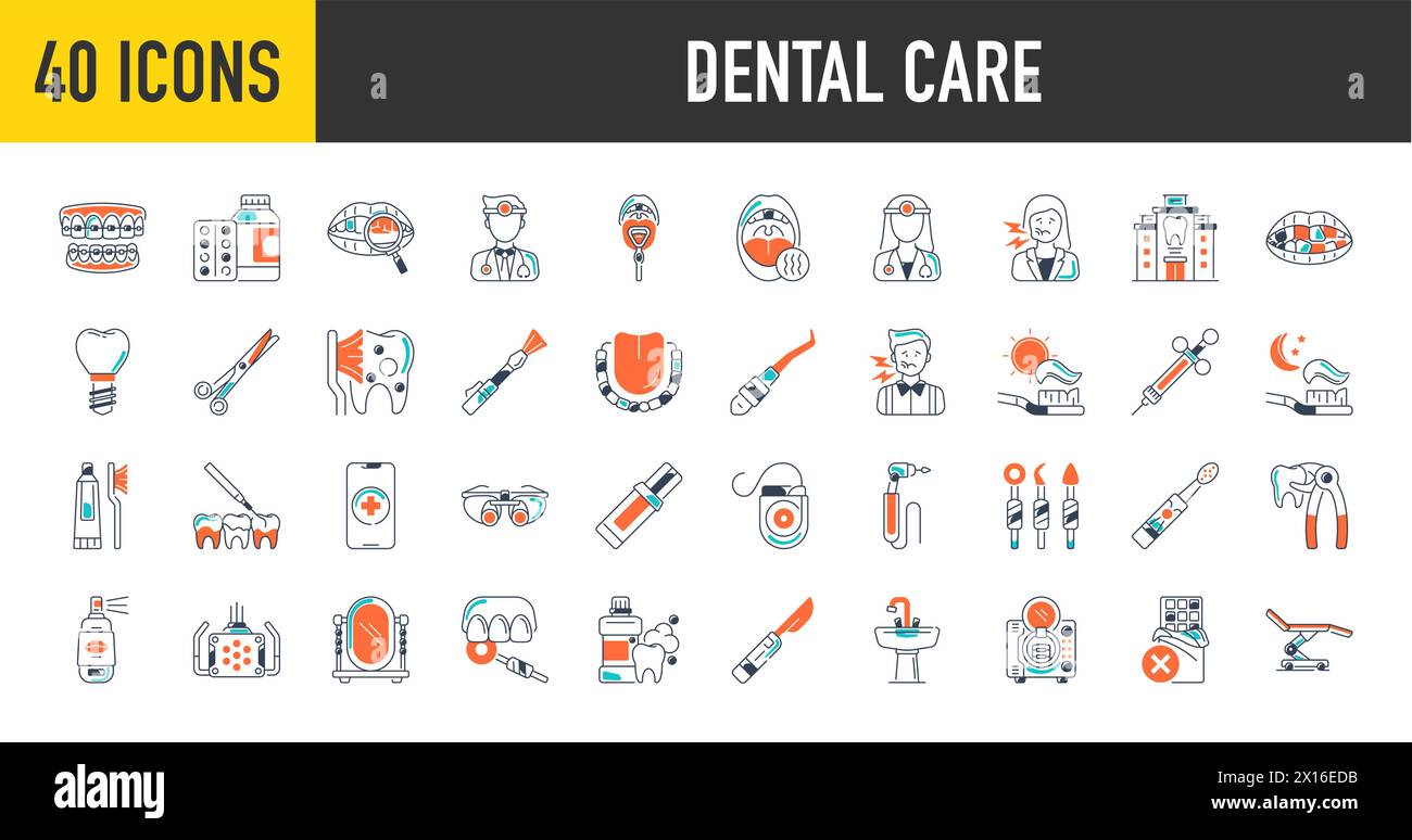 Dentist pictogram icon hi-res stock photography and images - Alamy