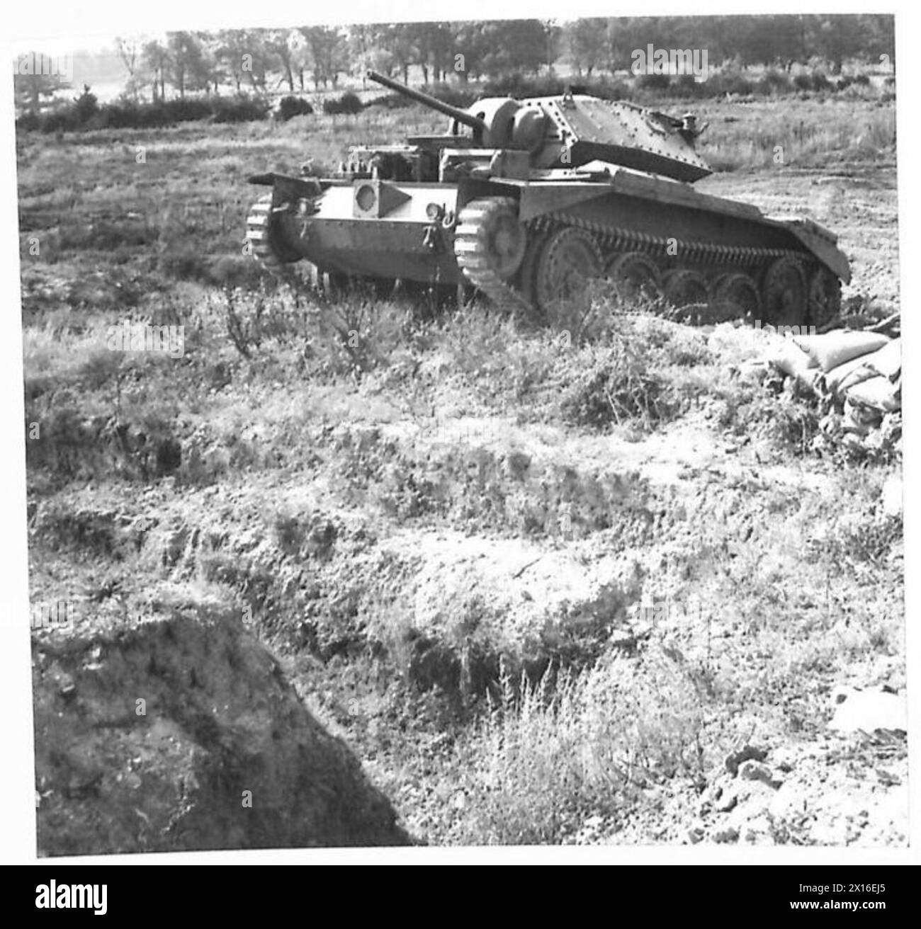 THE "CRUSADER" TANK - The "Crusader" in action! , British Army Stock ...