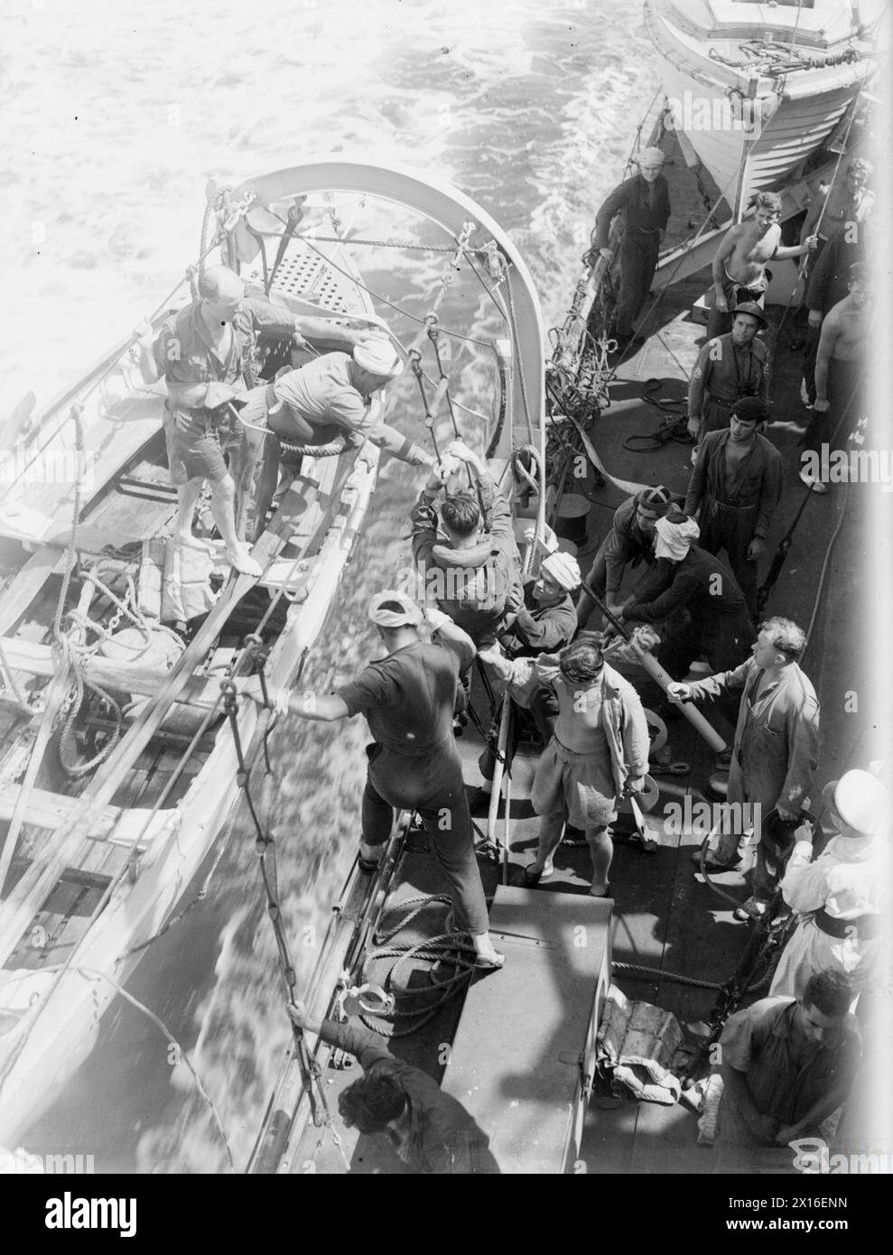 EASTERN FLEET ATTACK THE NICOBAR ISLANDS. OCTOBER 1944, ON BOARD HMS ...