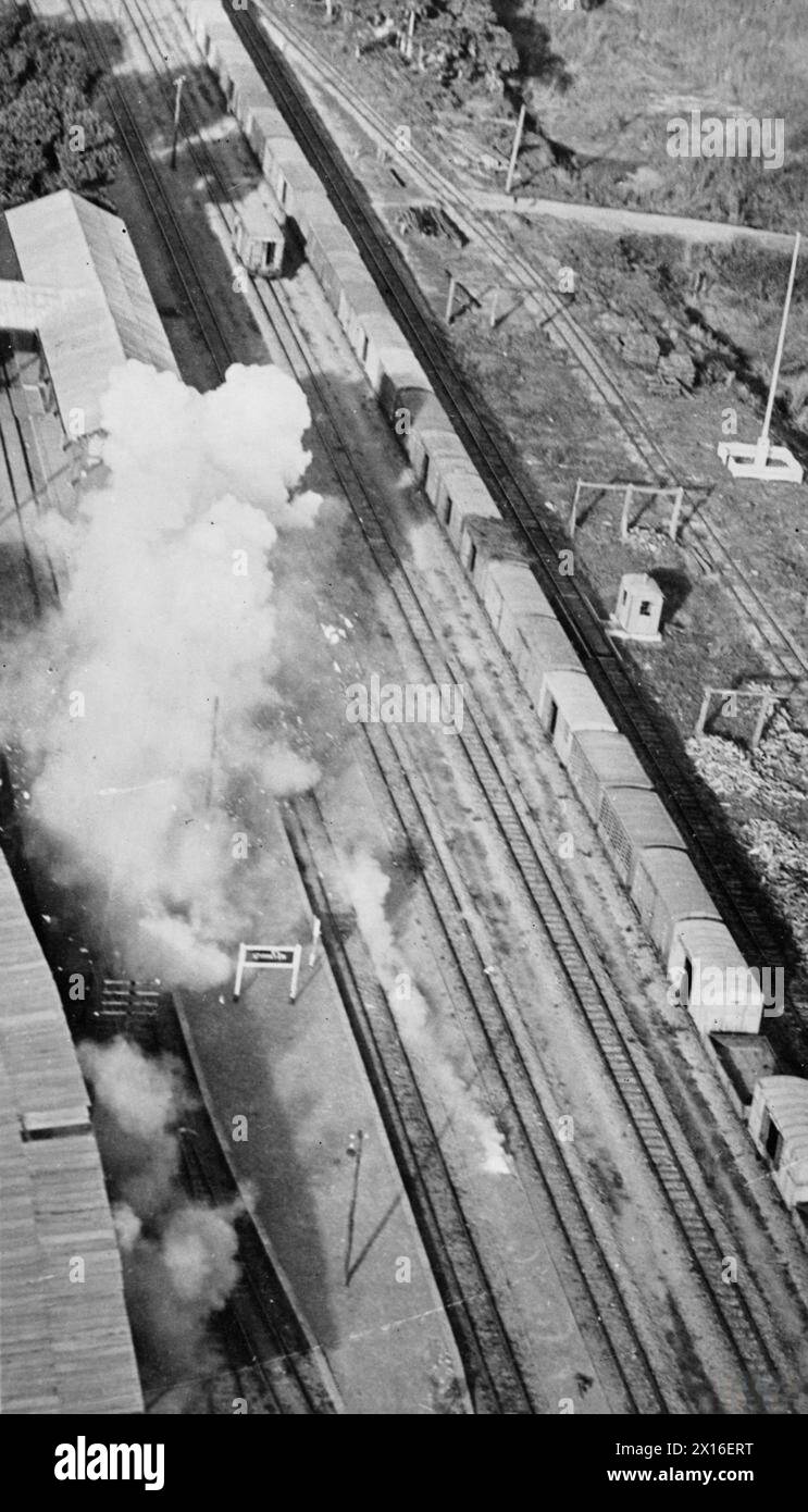 Smoke rises from bombs hi-res stock photography and images - Alamy