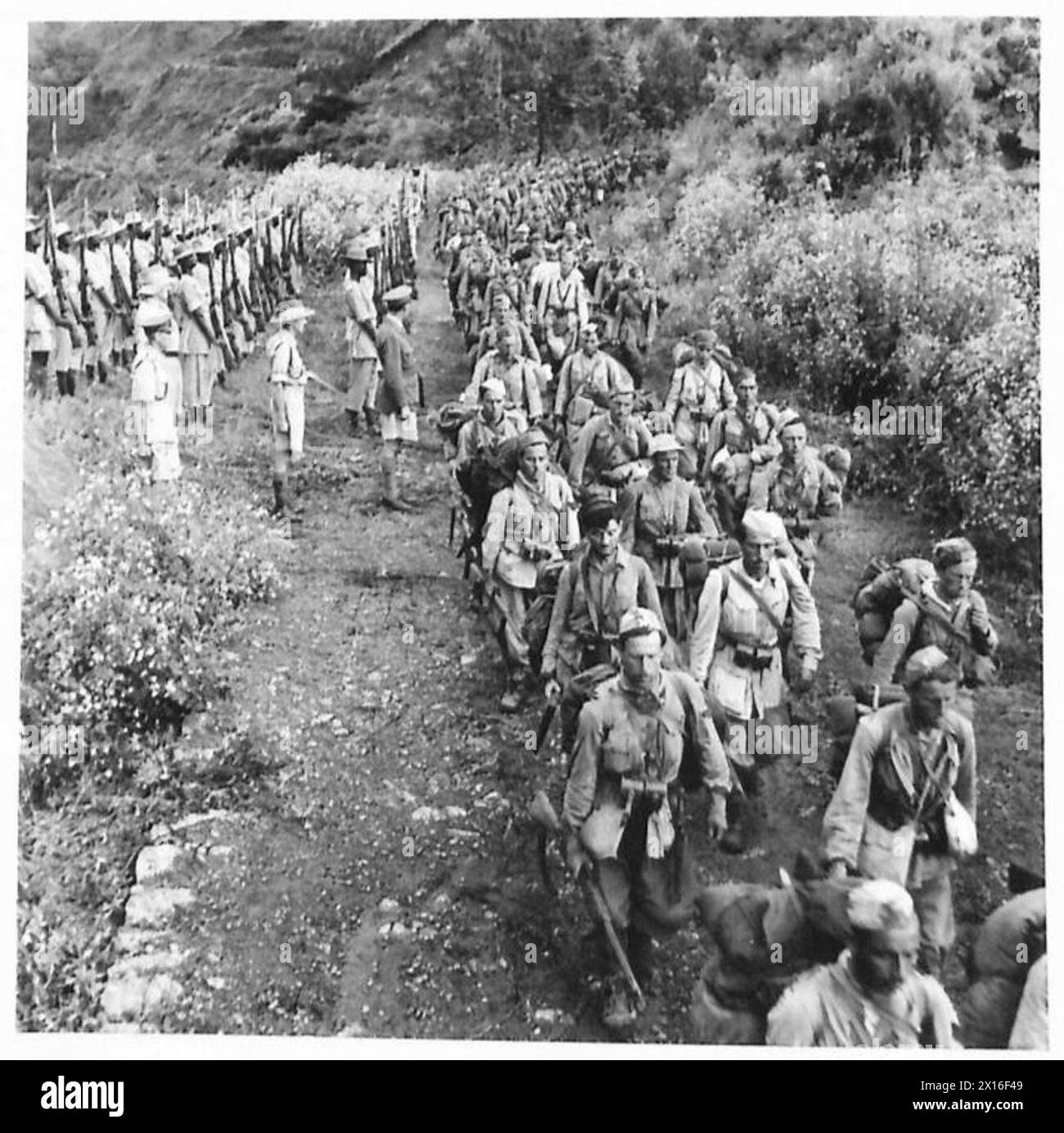 SURRENDER OF ITALIAN FORCE AT WALCHEFIT PASS - These three pictures ...