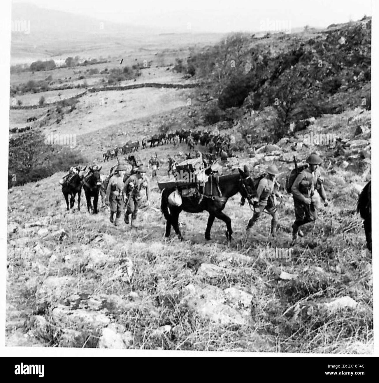 A MOUNTAIN BATTERY IN WALES - Amid the Welsh Mountain scenery, the ...