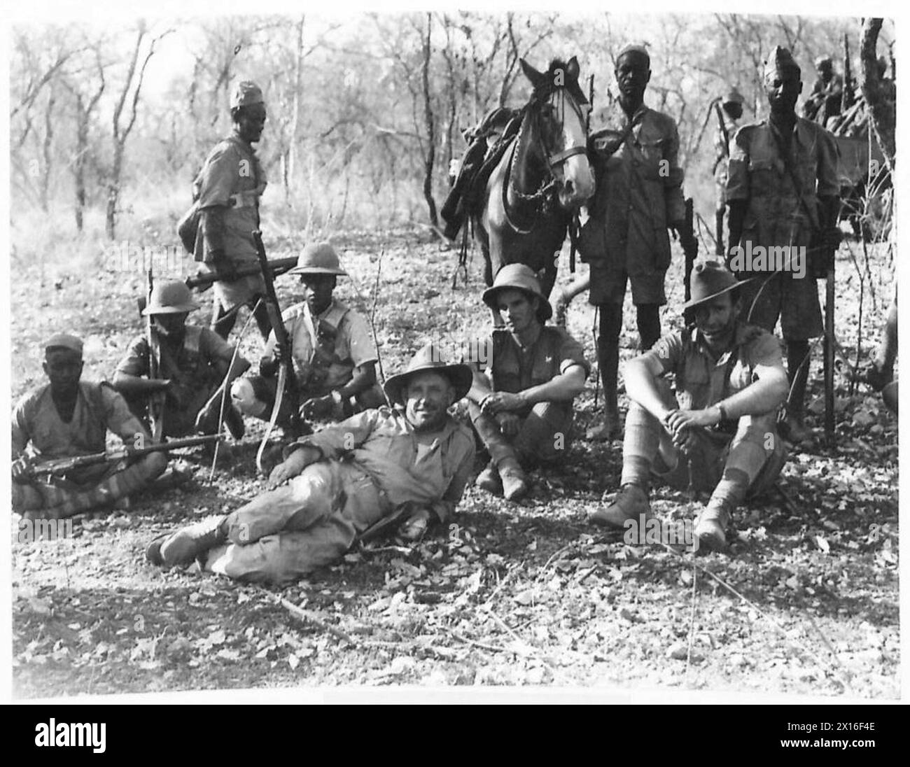 Troop exercise soldiers position hi-res stock photography and images ...
