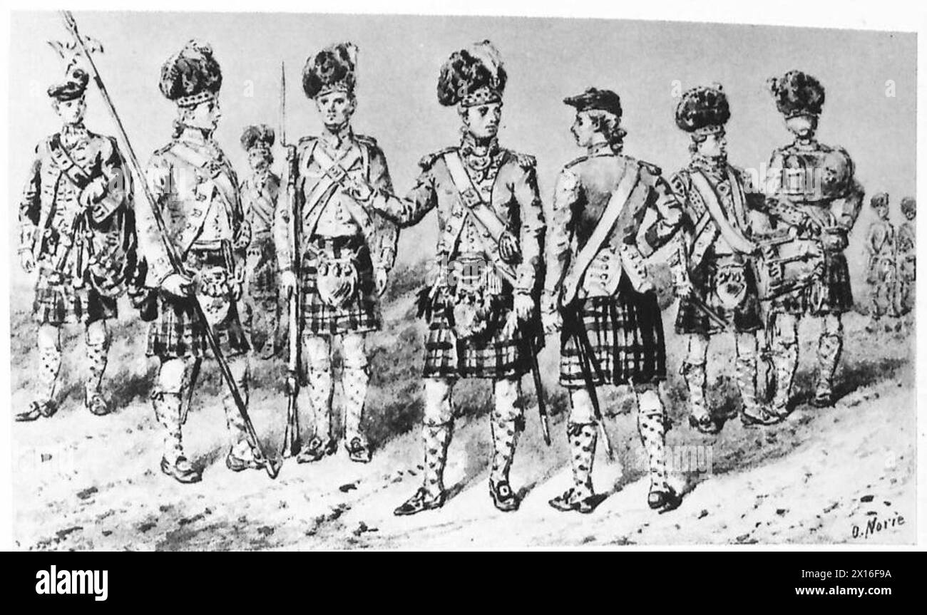 ARGYLL & SUTHERLAND HIGHLANDERS - Uniform worn by the 91ST ARGYLLSHIRE ...