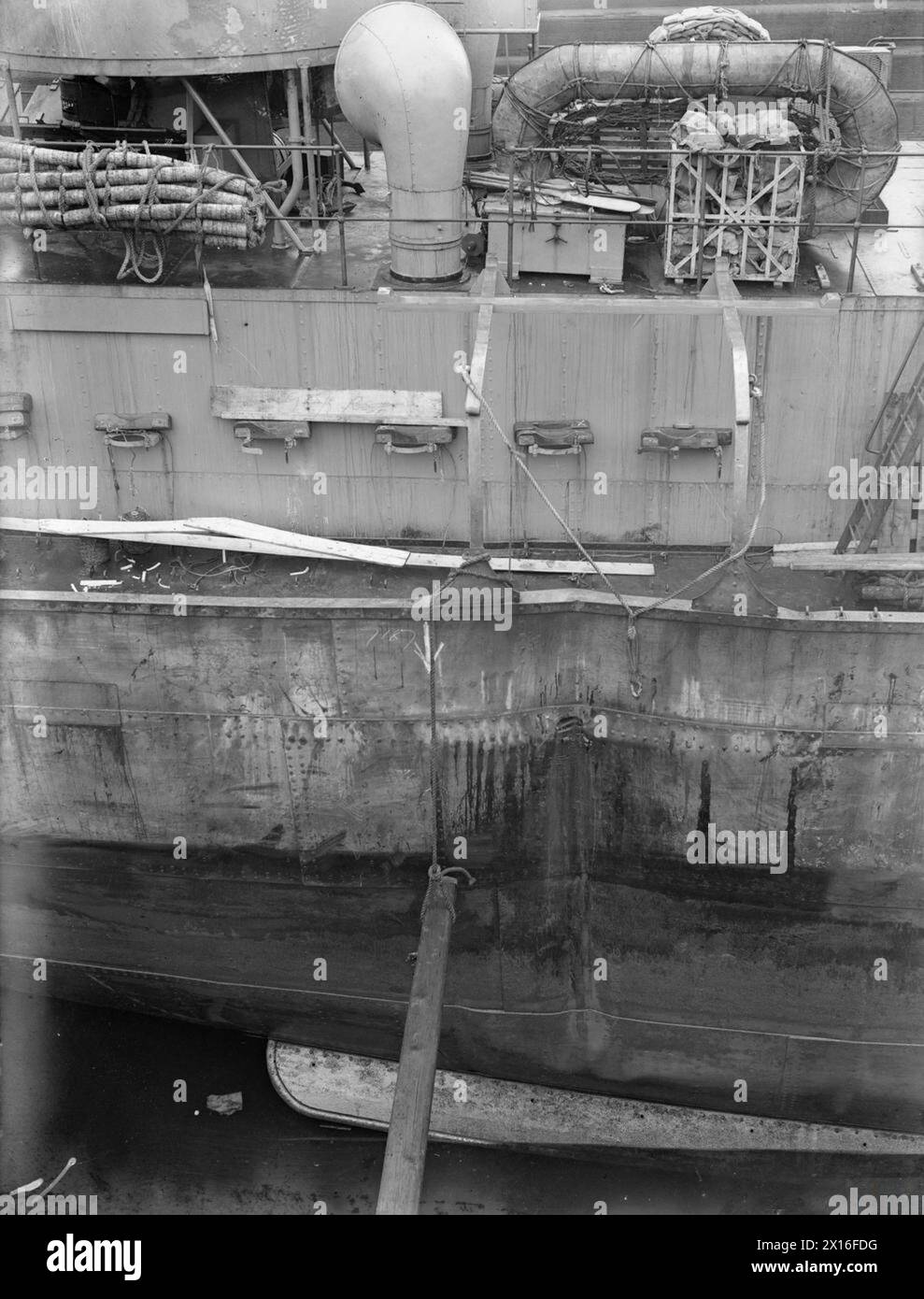 HMS Jasmine, a corvette, sustained damage in a collision on 8 October ...