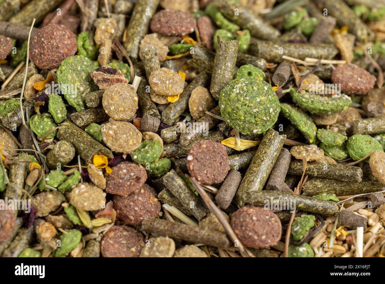 mixed cereals, grass, grain, corn for animals, combined pet food for ...