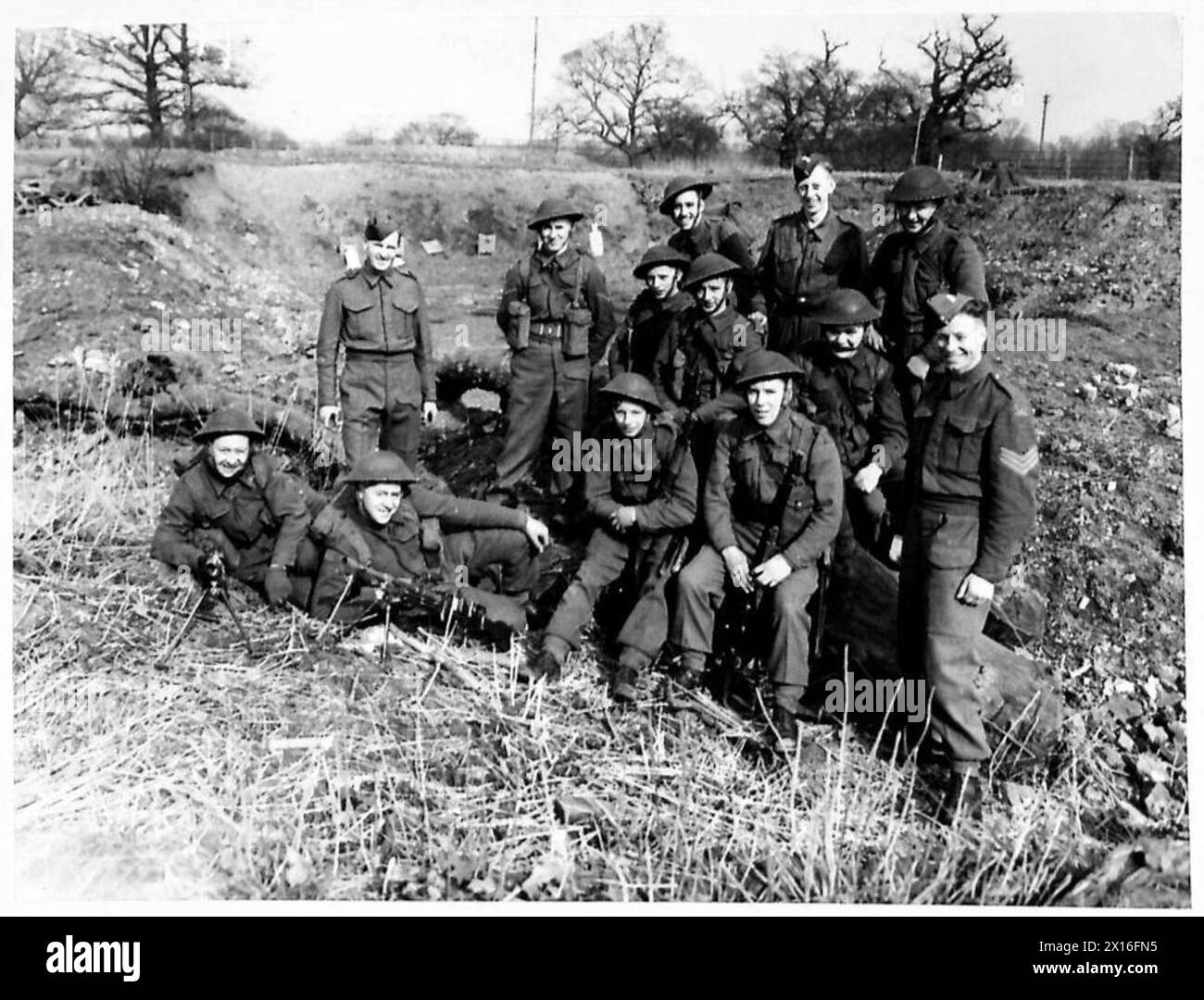 A group of Royal Welsh Fusiliers participates in training exercises to ...