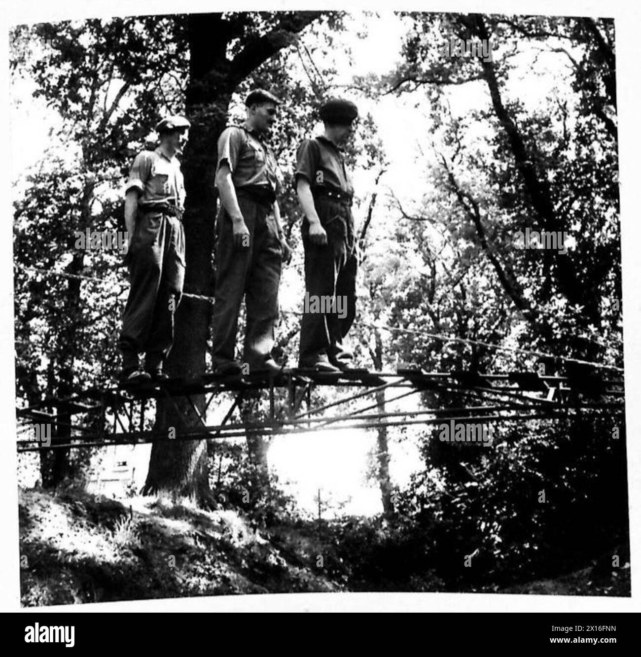 Three men in army Black and White Stock Photos & Images - Alamy