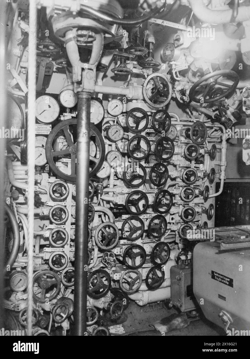 INTERIOR OF HM SUBMARINE GRAPH, CAPTURED GERMAN U-BOAT (U570). OCTOBER ...