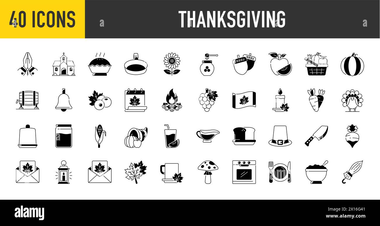 Pilgrims pack Stock Vector Images - Alamy