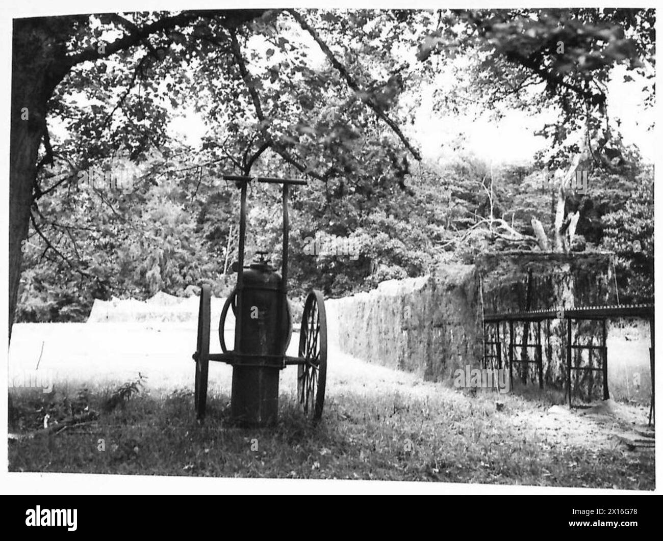 STACKING PETROL AND CAMOUFLAGING DEPOT - New site with camouflaged ...