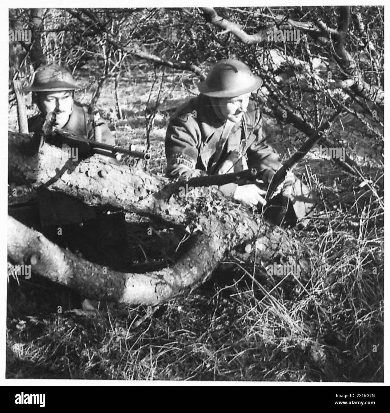 The guard wood Black and White Stock Photos & Images - Alamy