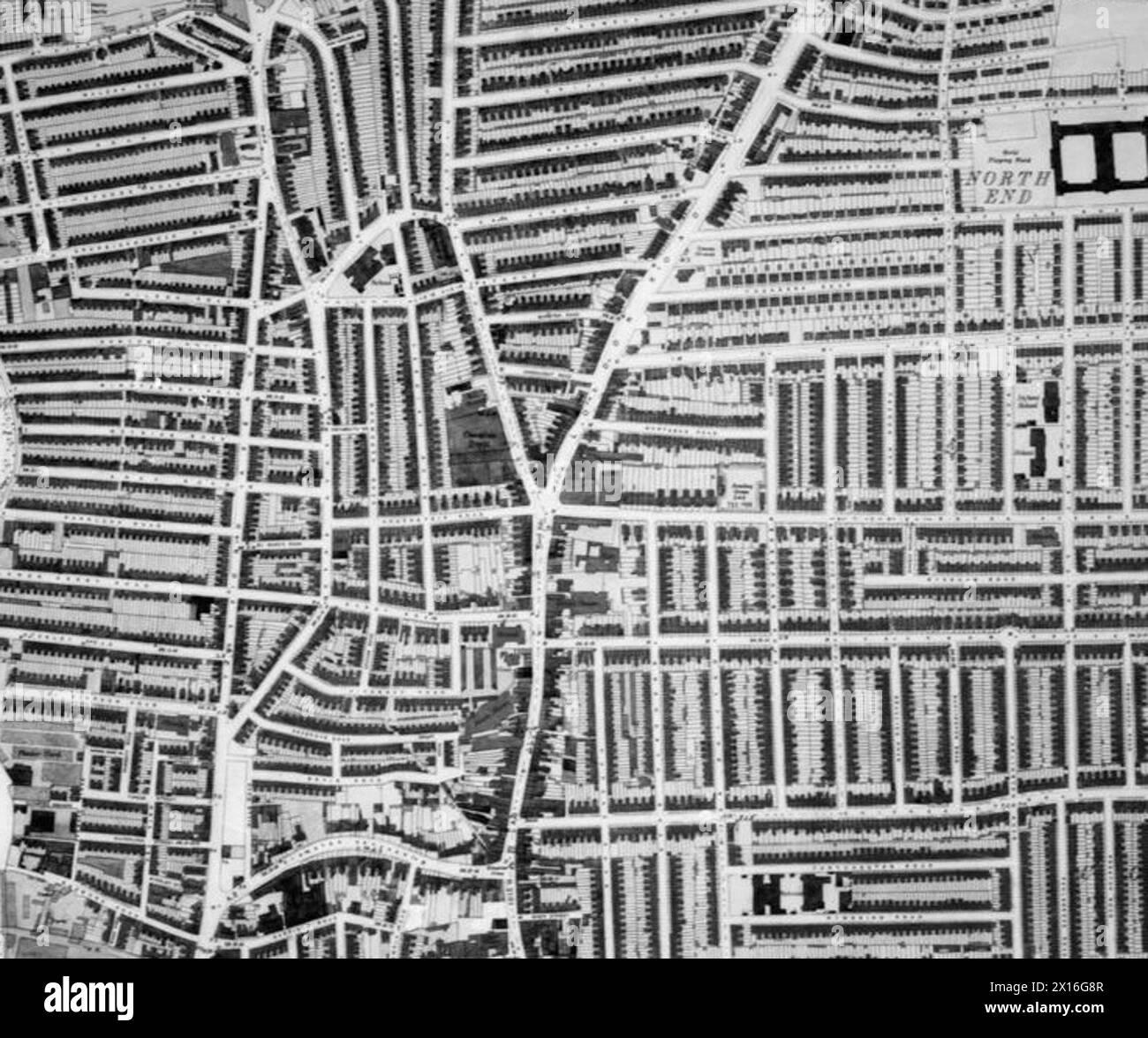A land use map showing post-war planning and reconstruction proposals ...