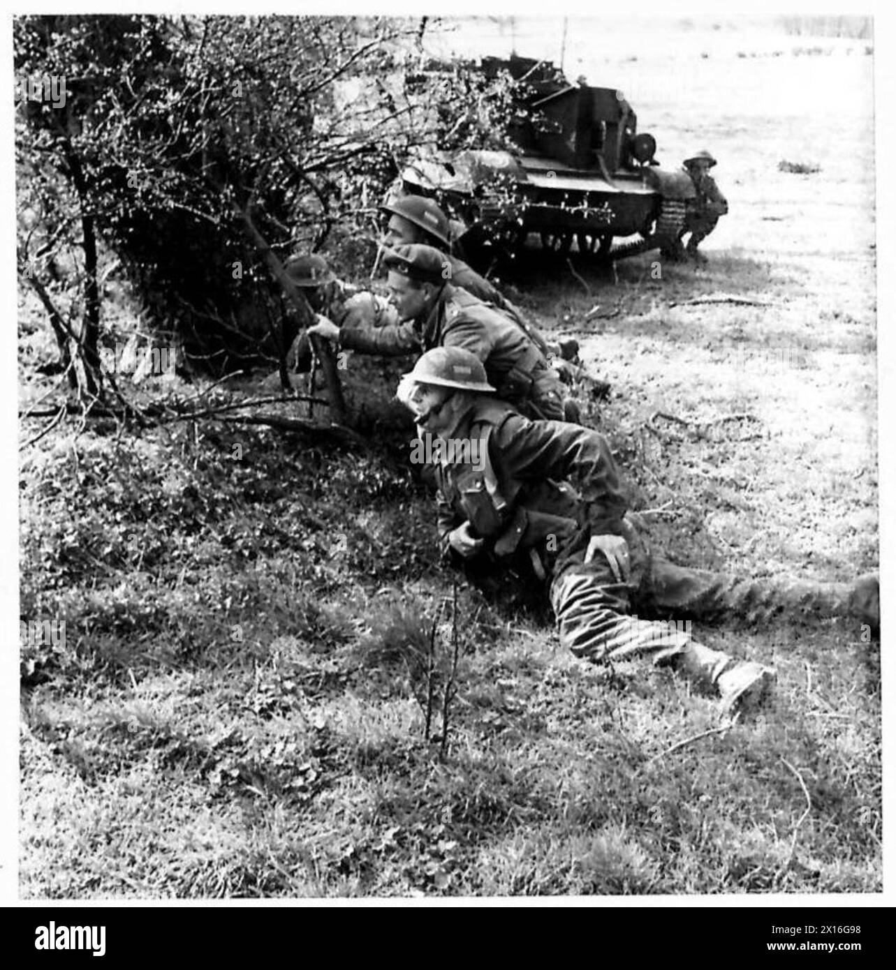 A reconnaissance regiment operation with the British Army, depicting a ...