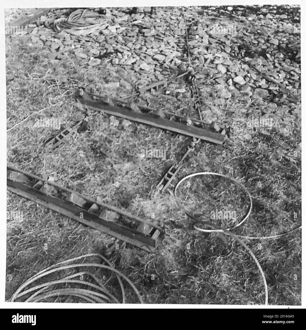 SPECIAL FOR TN. 5 - Landing of shore float ramp showing various ...