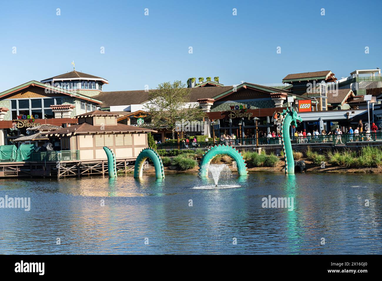 Orlando, Florida: Disney Springs Shopping Mall at Lake Buena Vista ...