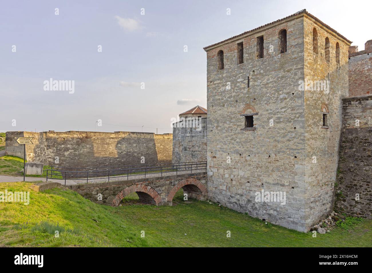 Vidin, Bulgaria - March 16, 2024: Entrance Bridge to Baba Vida Castle ...