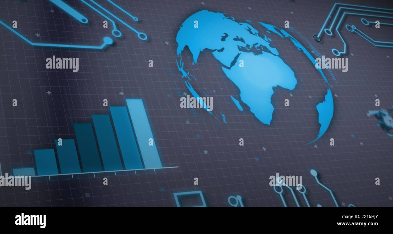 Animation circuit board texture graph hi-res stock photography and images - Alamy