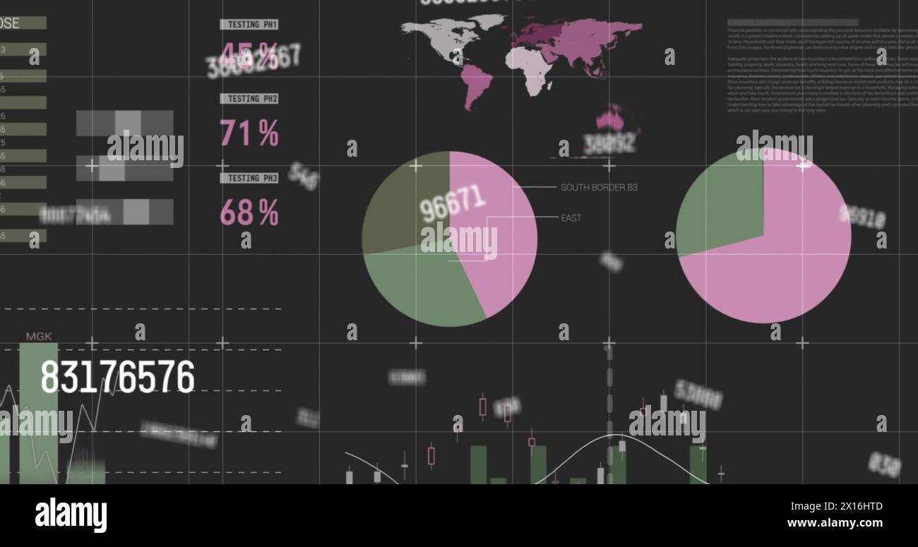 Multiple changing numbers statistical data hi-res stock photography and images - Alamy