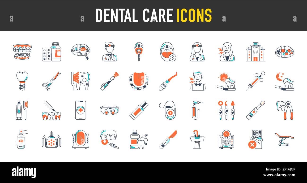 Dentist pictogram icon hi-res stock photography and images - Alamy