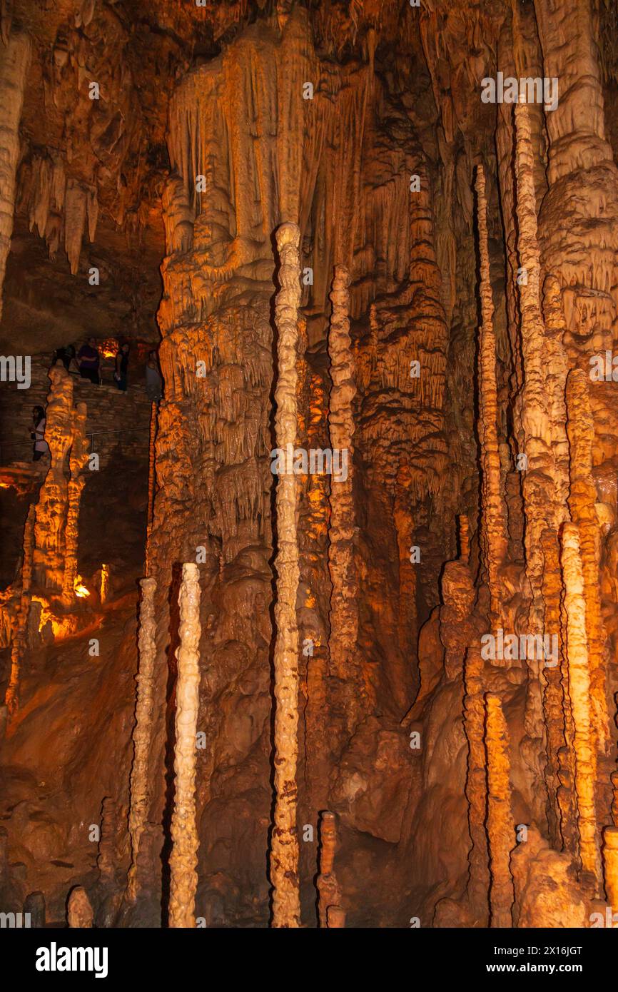 Natural Bridge Caverns in Central Texas near San Antonio Stock Photo ...