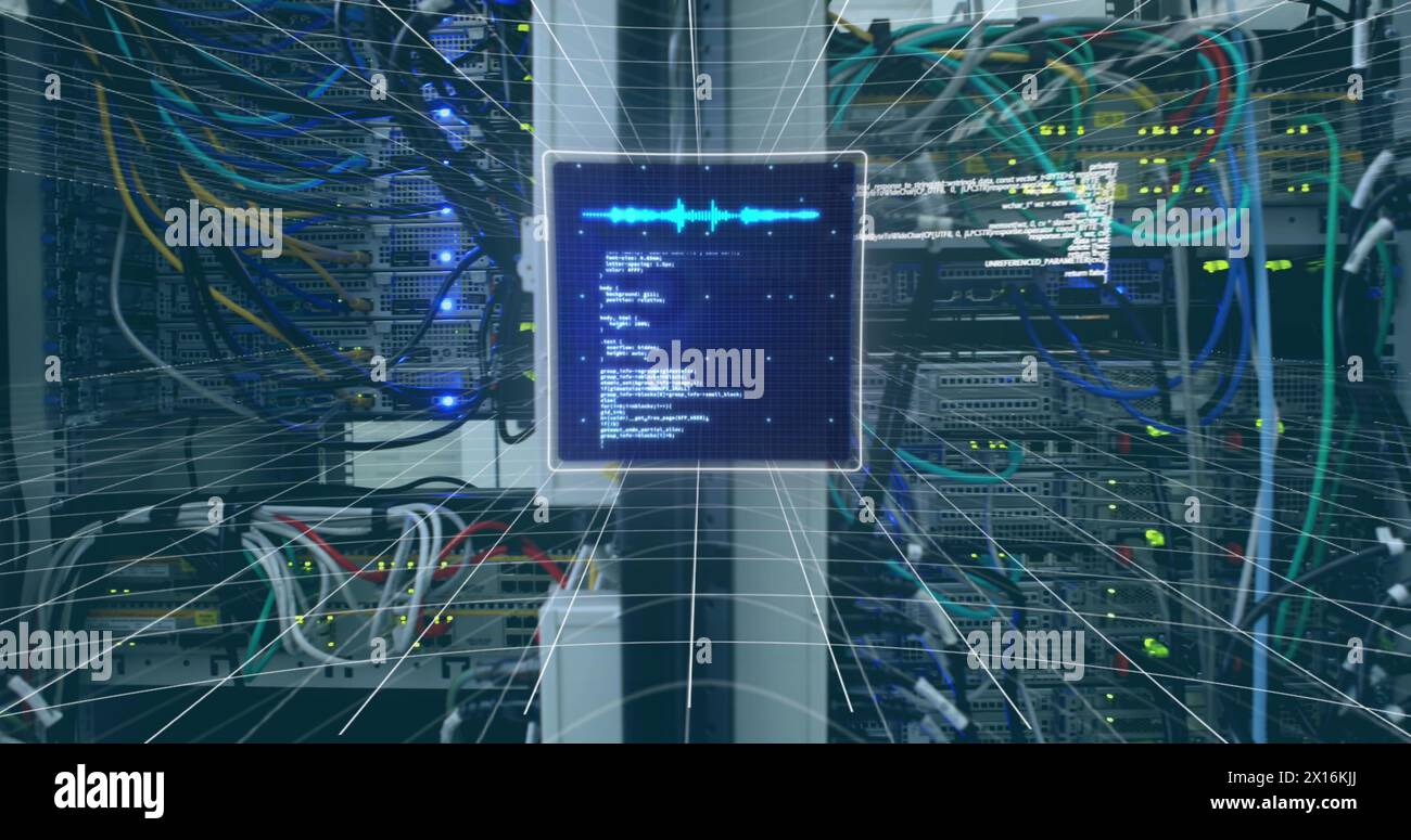 Image of text with globe and network of connections. Global digital ...