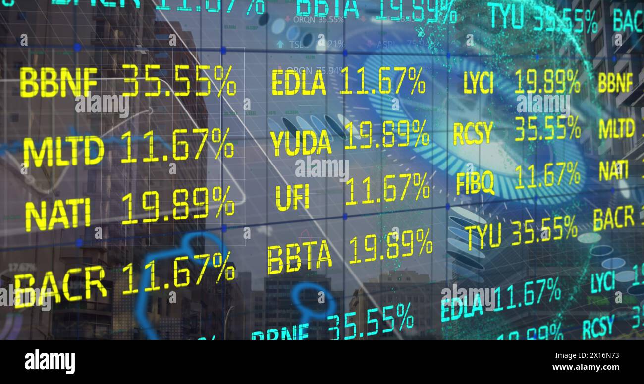 Animation digital data processing graphs hi-res stock photography and ...