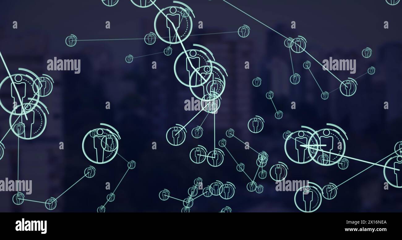 Animated interconnected hi-res stock photography and images - Alamy