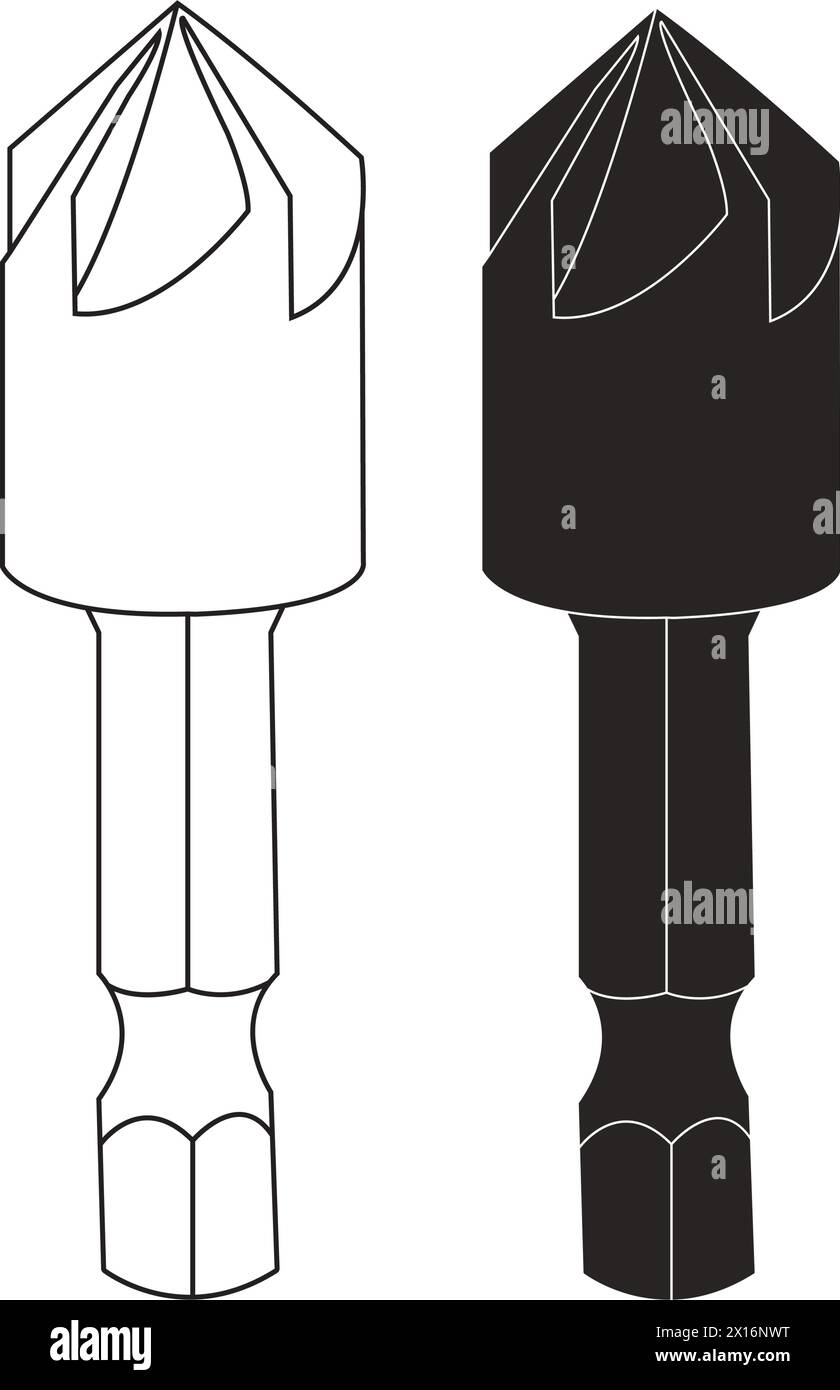 Drill bit icon vector illustration simple design Stock Vector Image ...