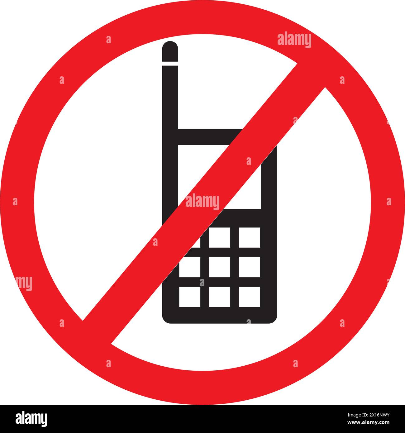 Forbidden sign icon vectorr illustration simple design Stock Vector ...