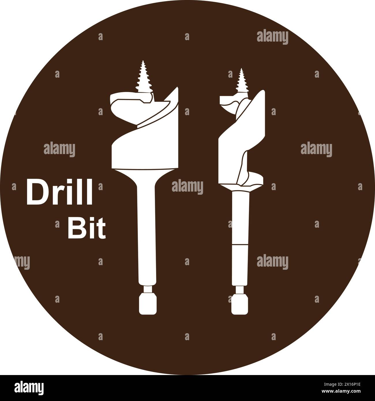 Drill bit icon vector illustration simple design Stock Vector Image ...