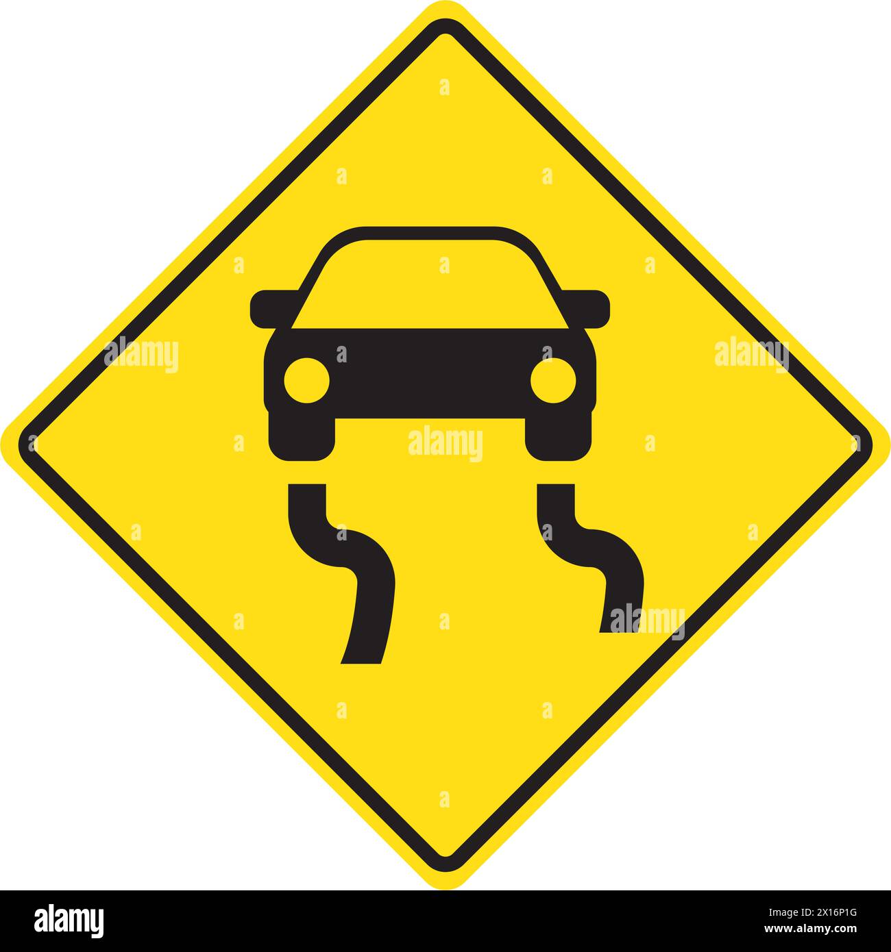 Traffic symbols and road safety signs vector simple design Stock Vector ...