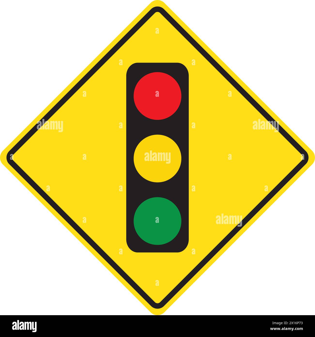 Traffic symbols and road safety signs vector simple design Stock Vector ...