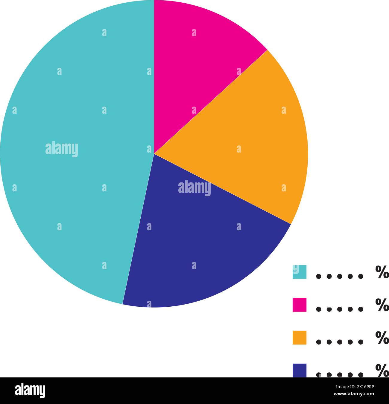 Statistics vector icon, infographic chart symbol. Modern, simple flat ...