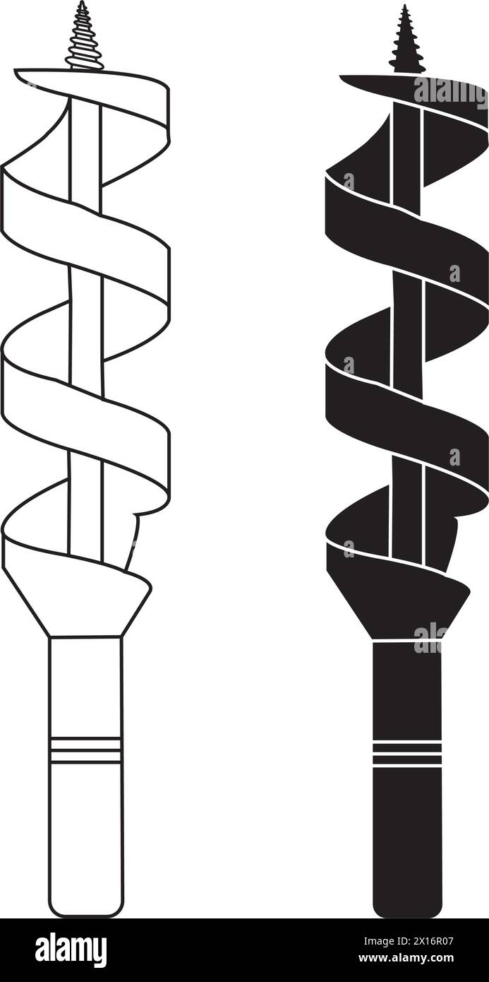 Drill bit icon vector illustration simple design Stock Vector Image ...