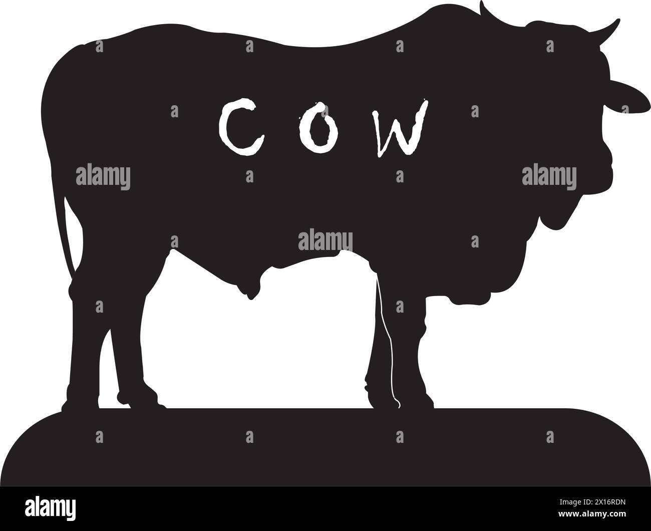 Cow icon vector illustration simple design Stock Vector Image & Art - Alamy