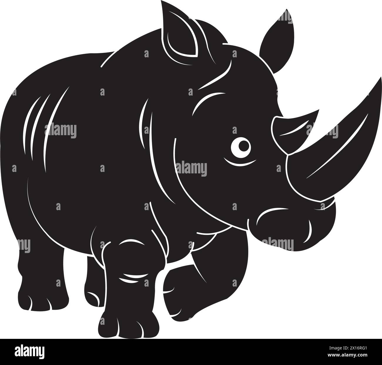 Rhino icon vector illustration symbol design Stock Vector Image & Art ...